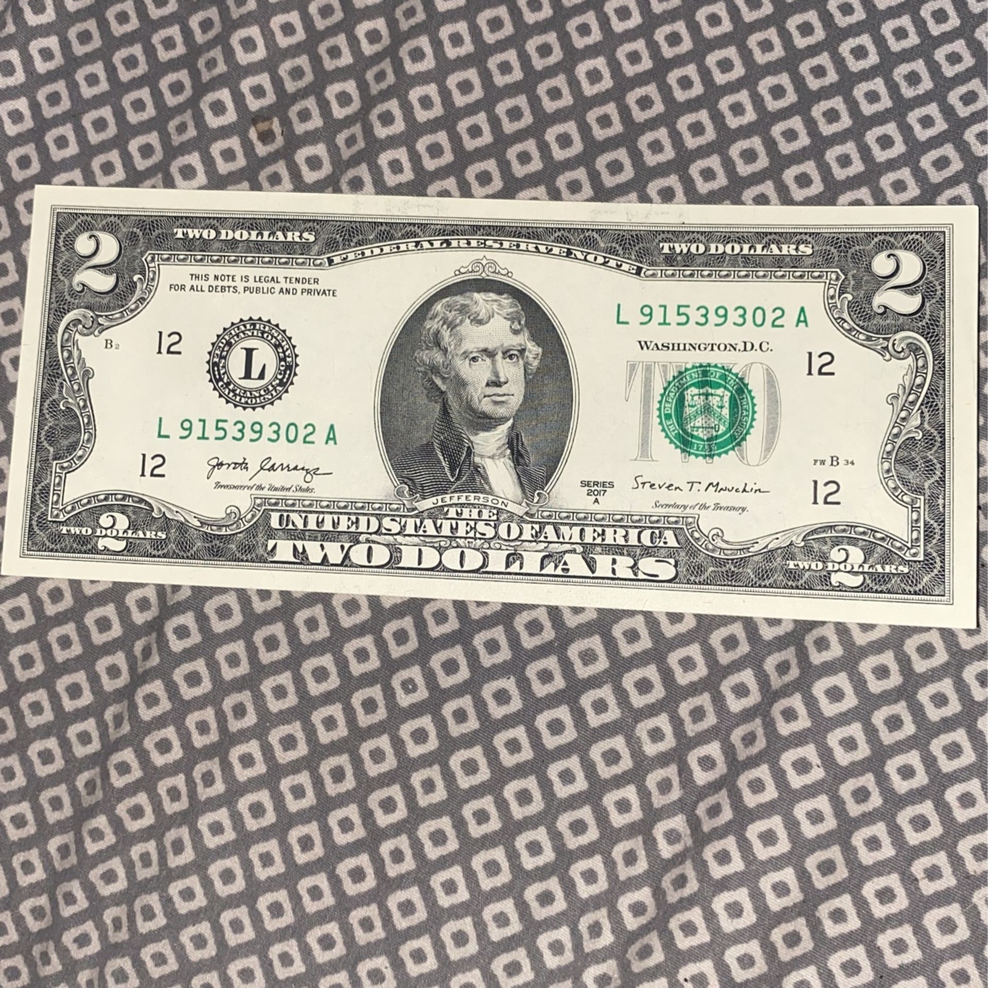 Rare 2 Dollar Bill for Sale in Las Vegas, NV - OfferUp