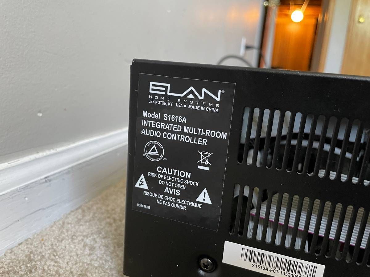 ELAN S1616A 16 Channel Multi Room Home Stereo Integrated Amplifier for Sale in Mount Prospect ...