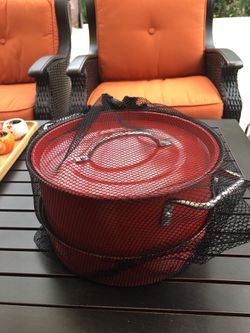 Coleman camping cookware cookset in red enamel for Sale in Boca Raton ...