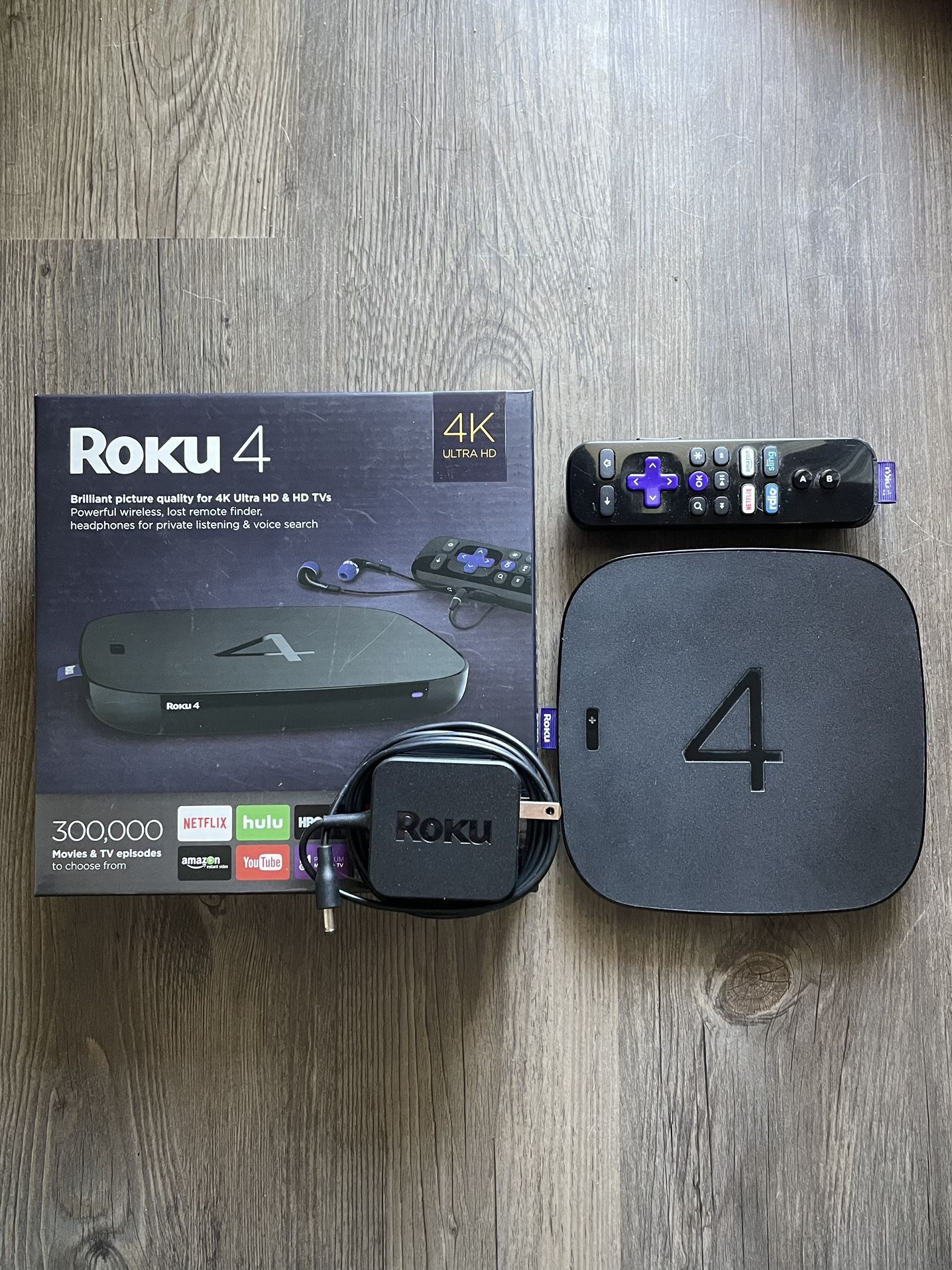 Roku 4, 4K Ultra HD Streaming Media Player for Sale in San Antonio, TX ...