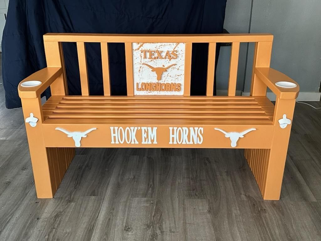 Texas Longhorn Bench for Sale in San Antonio, TX - OfferUp