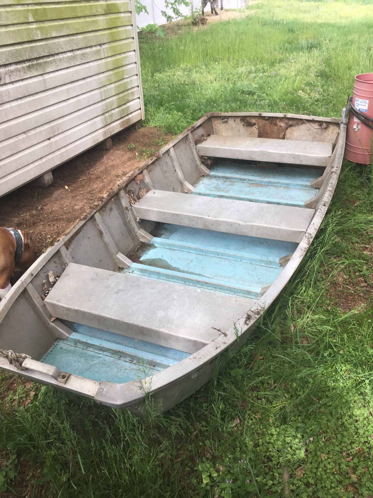 Aluminum Row Boat