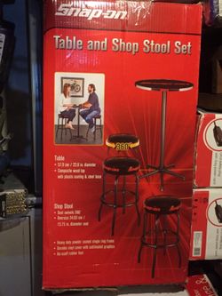 NEW Snap-On Tools Bar Table & Two Stool Set for Sale in Long Grove, IL ...