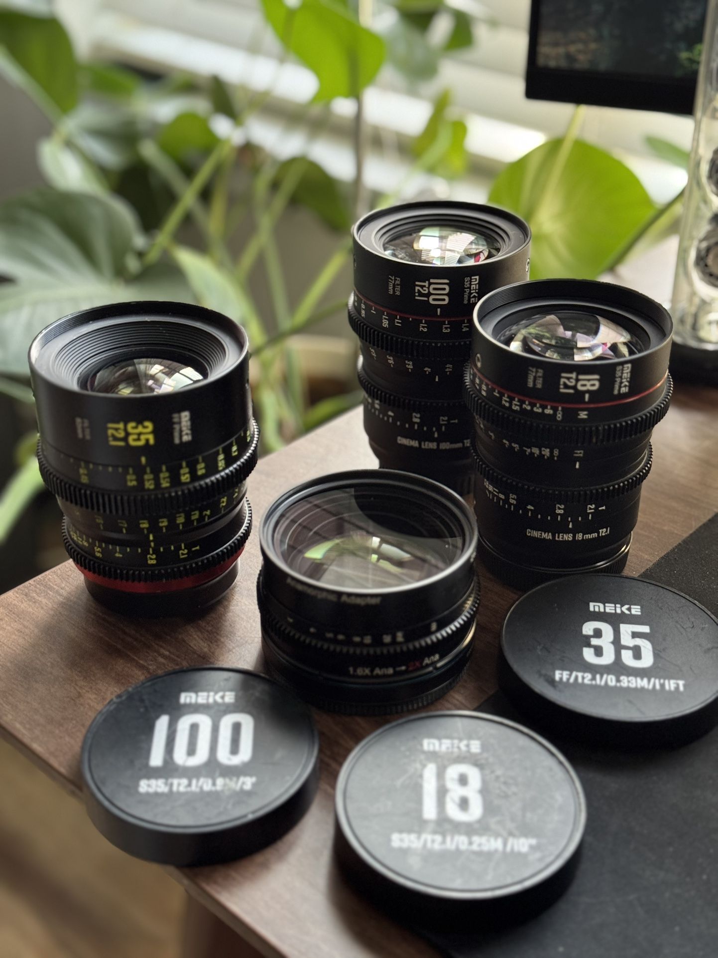 Cine Lens Set (18,35,100mm) + Anamorphic Adapter for Sale in Issaquah ...