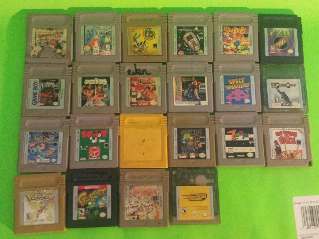 Nintendo Gamboy & gameboy color games lot. for Sale in Irwindale, CA ...