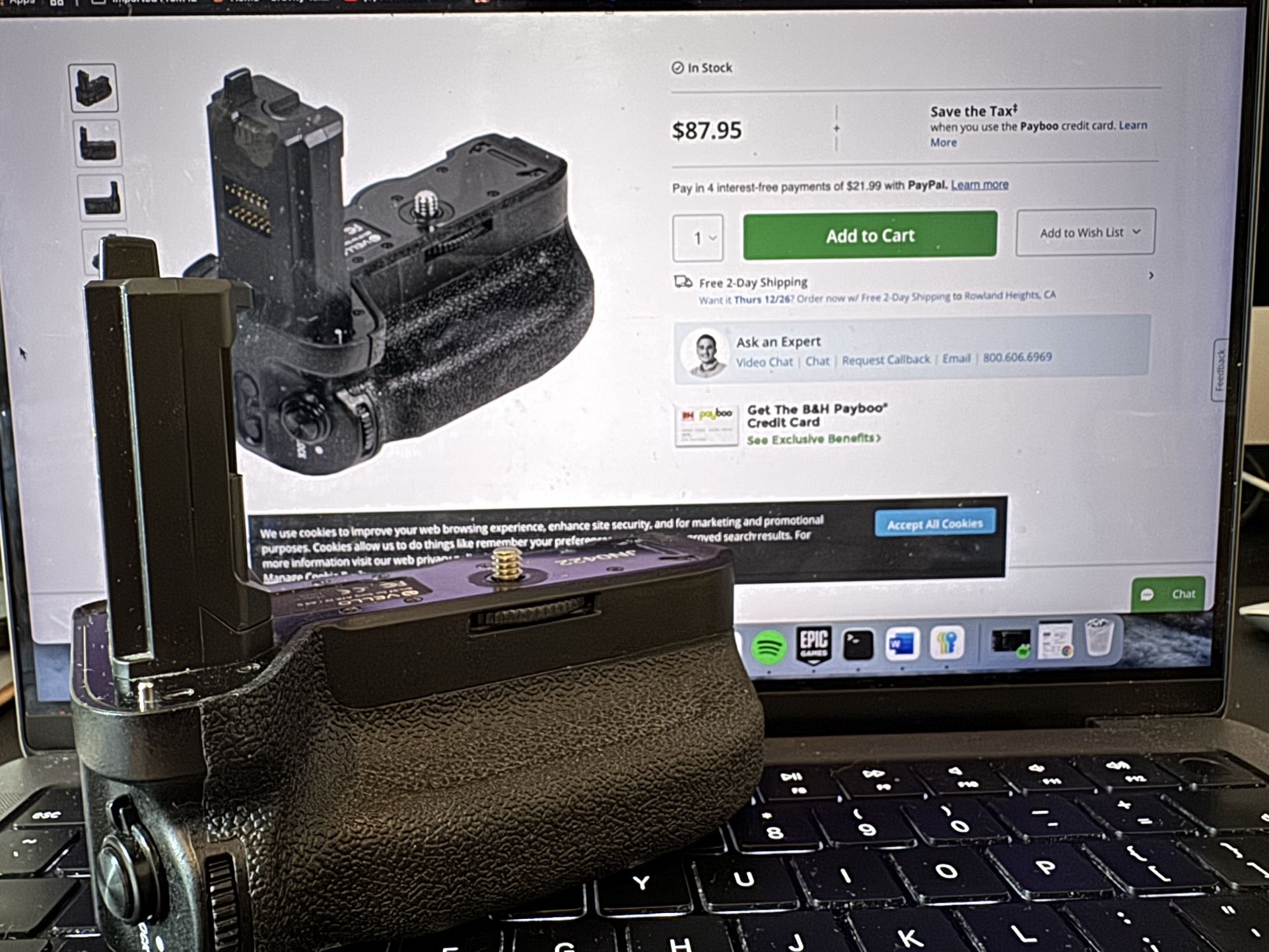 Vello BG-S7 Battery Grip for Sony Cameras for Sale in Pasadena, CA ...