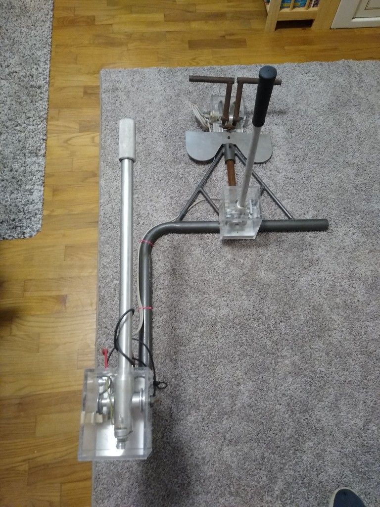 Homemade Helicopter Flight Simulator Controls Compatible With Microsoft ...