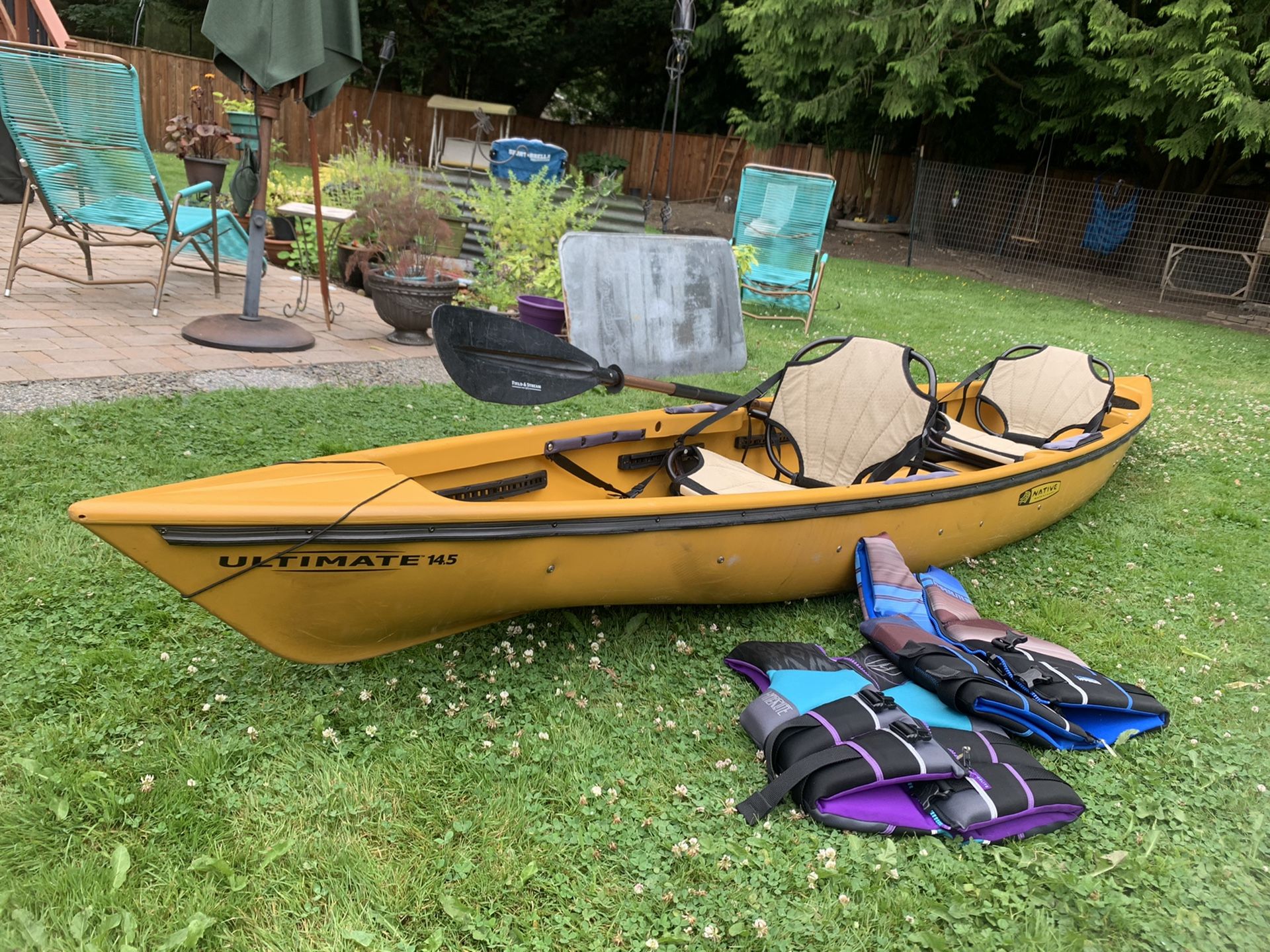 Native watercraft 14.5 tandem kayak hybrid for Sale in Mukilteo, WA ...