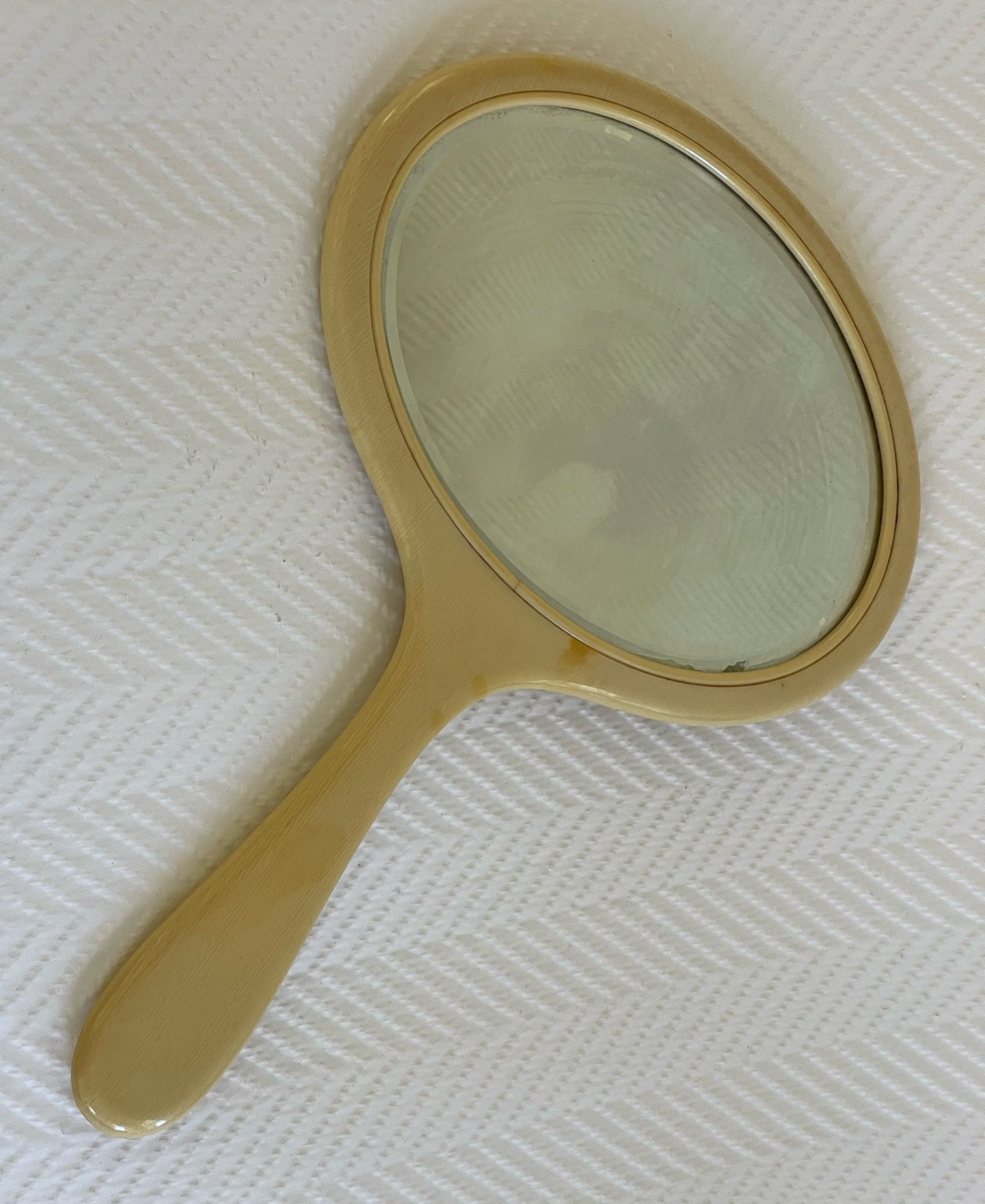 Vintage Bakelite Hand Mirror