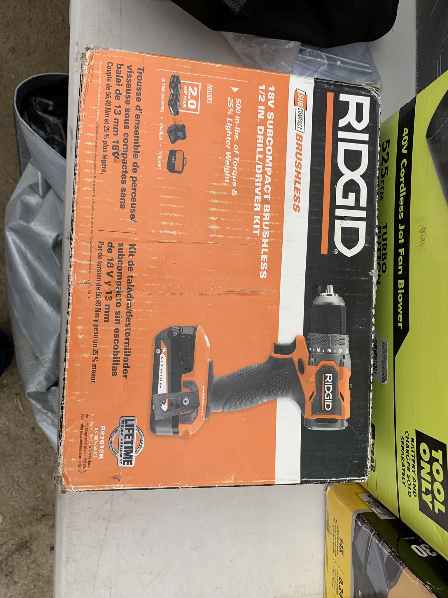 Rigid 1/2 Drill Combo Kit for Sale in Bakersfield, CA - OfferUp
