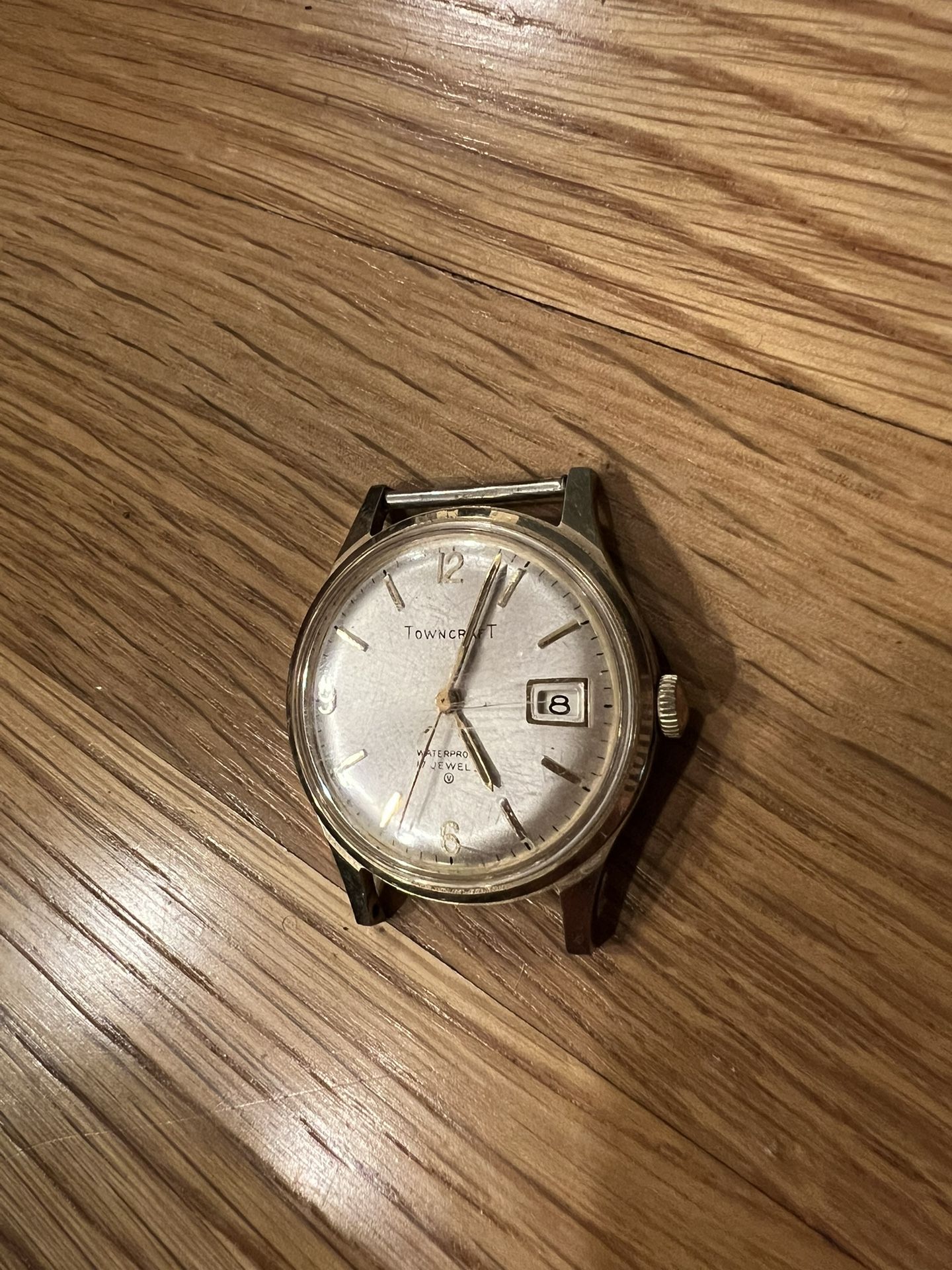 Vintage Towncraft Waterproof 17 Jewels Mechanical Mens Watch for Sale ...