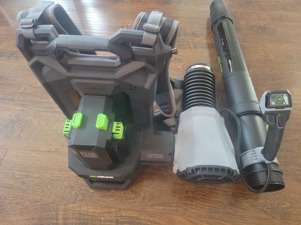 Ego Commercial Backpack Blower Lbpx8000 for Sale in Orting, WA - OfferUp