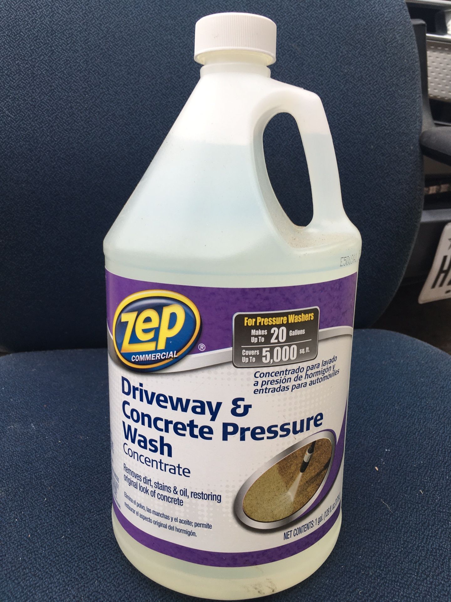 ZEP 1 Gal. Driveway and Concrete Pressure Wash Concentrate Cleaner for ...