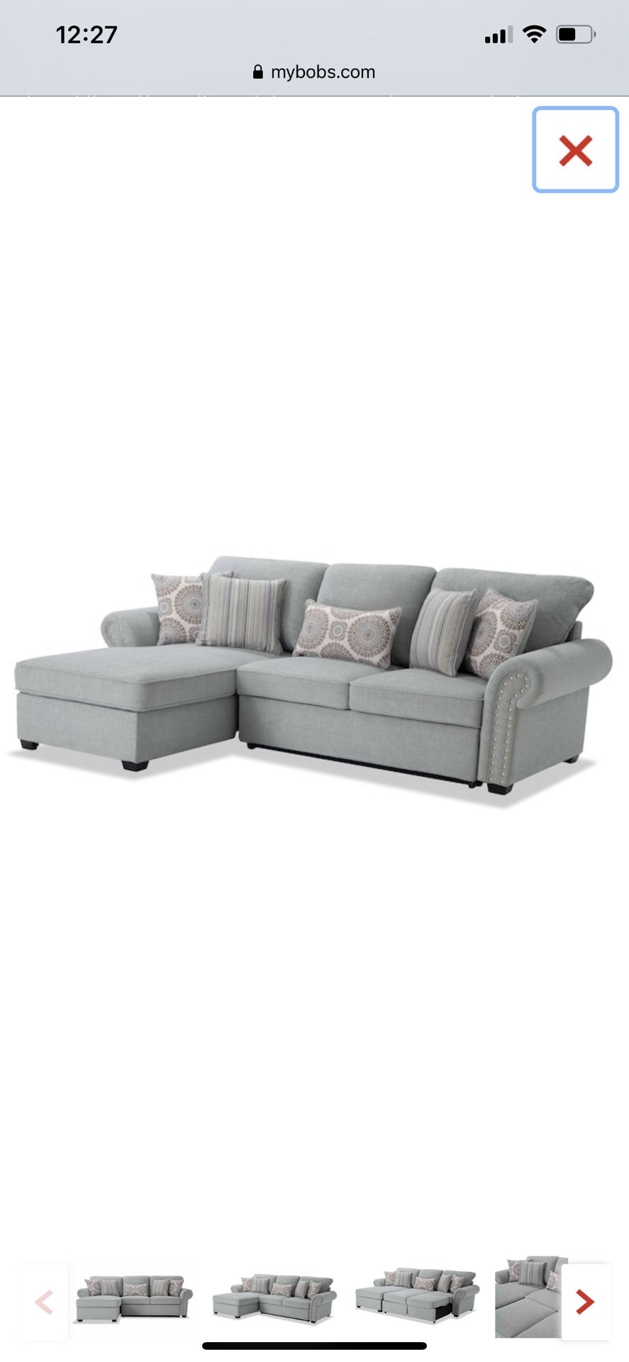 Playroom artisan blue sectional store