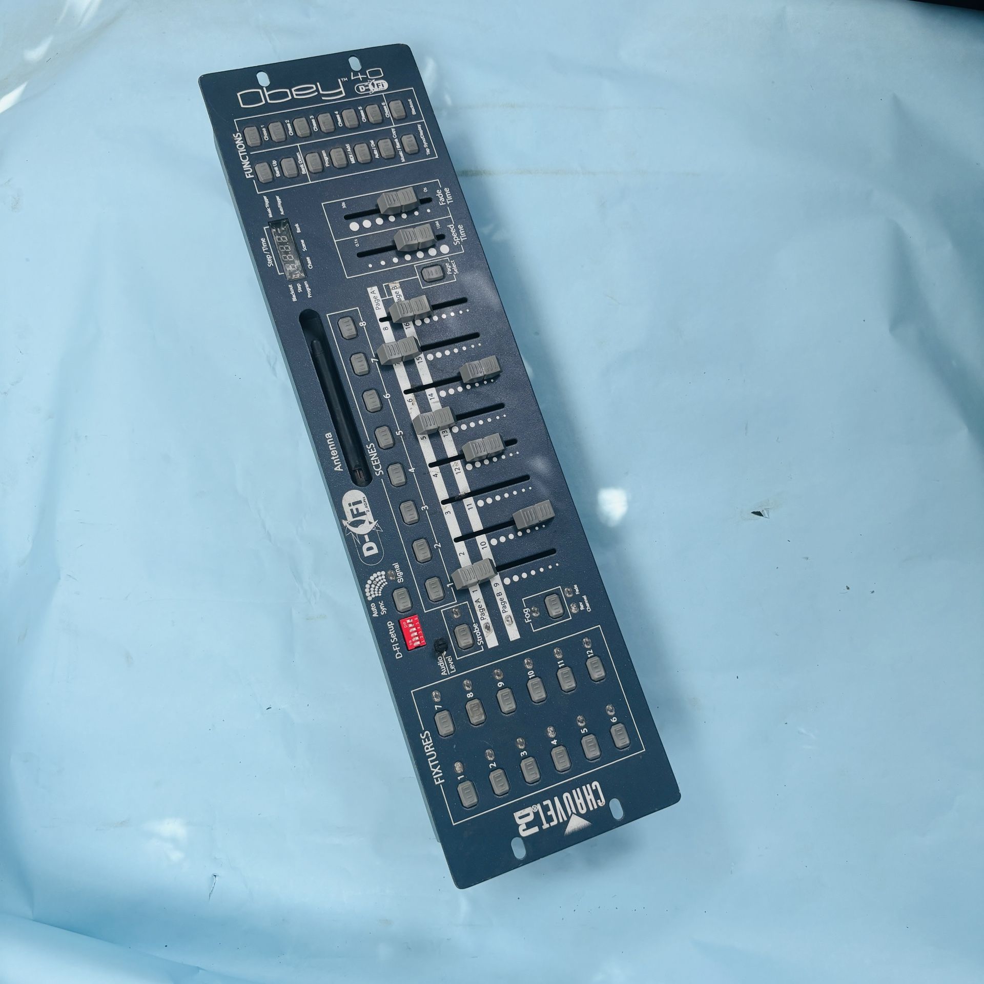 Chauvet DJ Obey 40 DMX Controller for lighting controls D-Fi 2.4 DMX ...