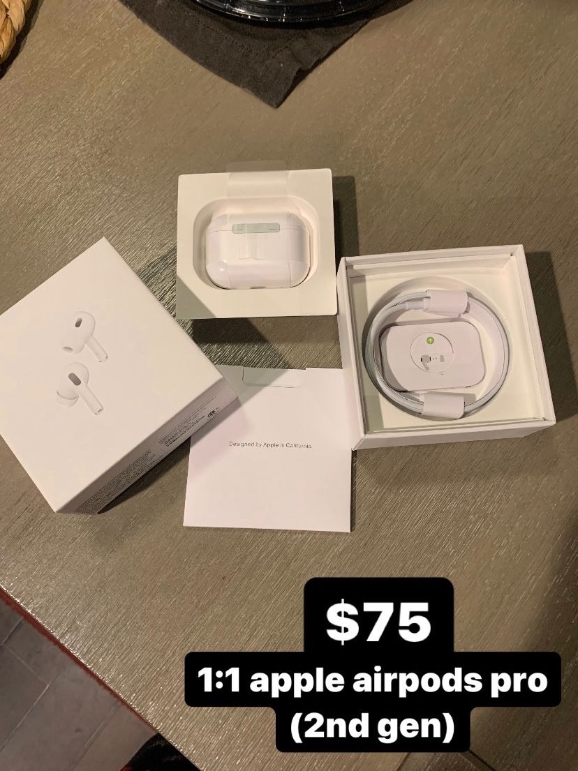 1:1 Apple Airpod Pros (2nd Generation) for Sale in Riverside, CA - OfferUp