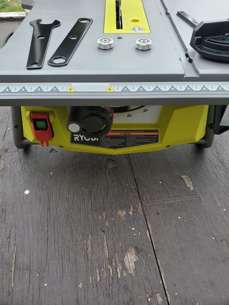 For Sale A Used RYOBI 15A 10in Compact Portable Corded Jobsite Table ...