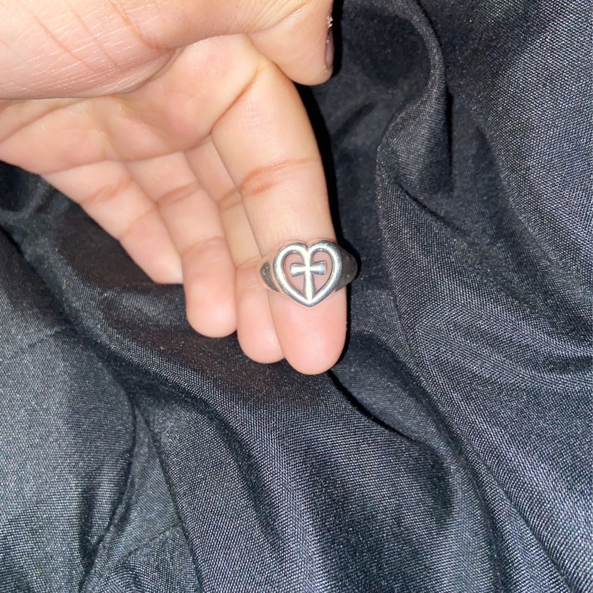 James avery heart discount popular and flower