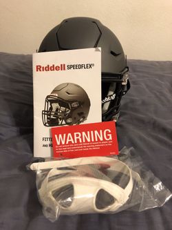 Matte Grey Football Helmet