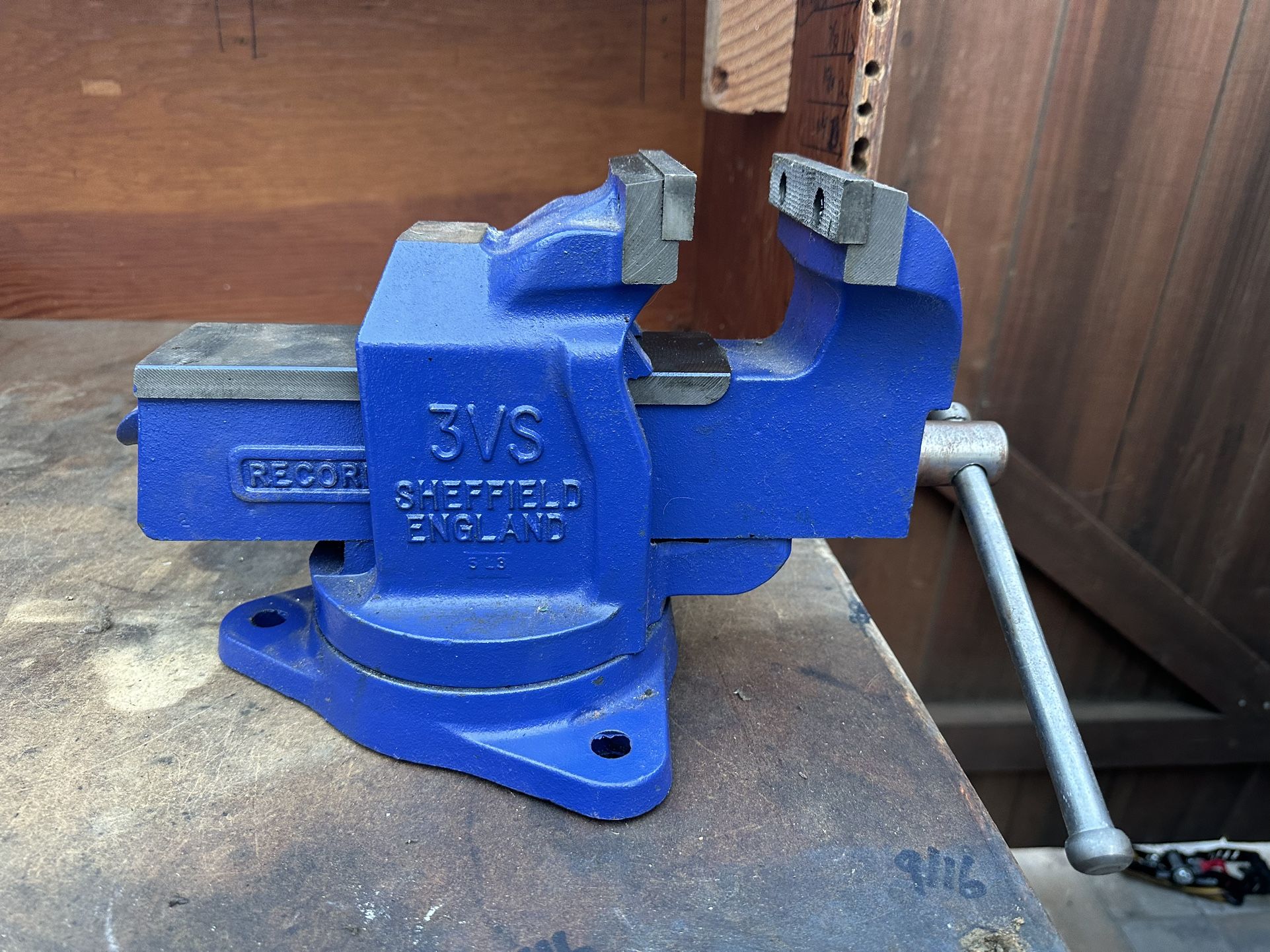 Record 3vs Sheffield England Heavy Duty Swivel Base Machinist 4 Bench ...
