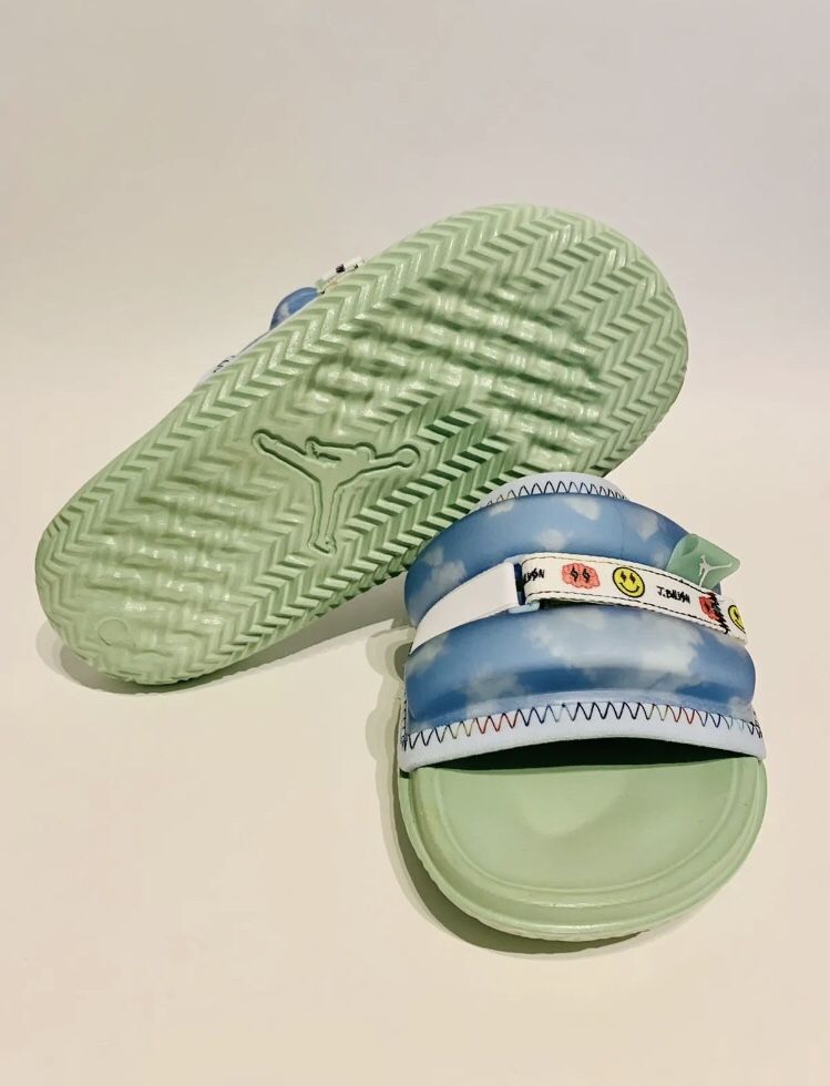 Jordan X J Balvin Super Play Slides SP DR1330-413 Mens Size 8 NWB for ...
