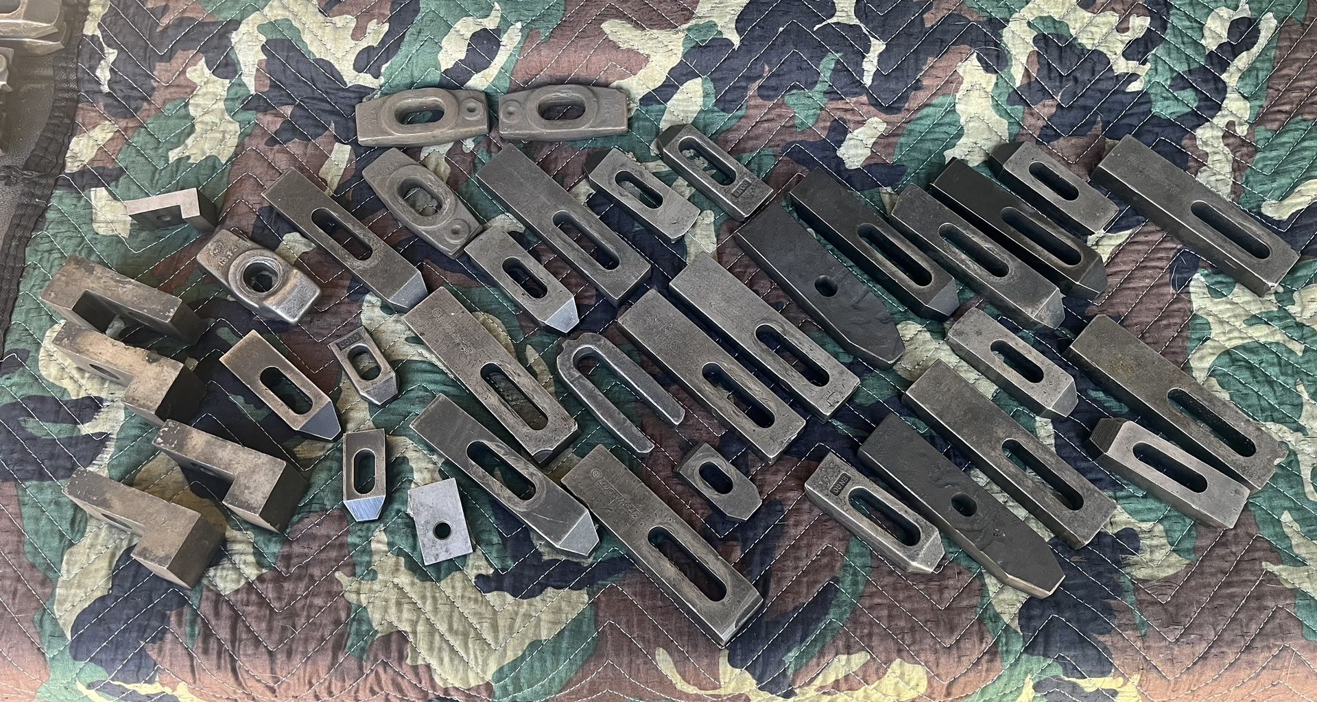 Large Assortment Of Milling Machine Table Clamps for Sale in Chino ...