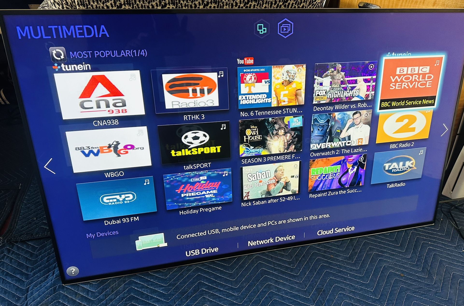 50 Inch Samusng Smart Flat Screen TV with Original Remote! (Also have ...