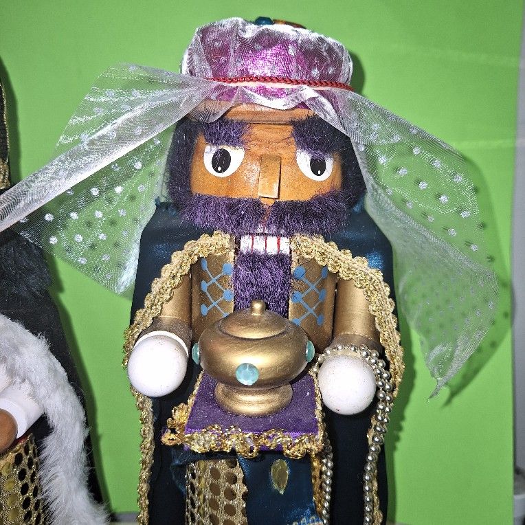 RETRO SET OF THREE WISE MEN NUTCRACKERS for Sale in Plant City, FL ...