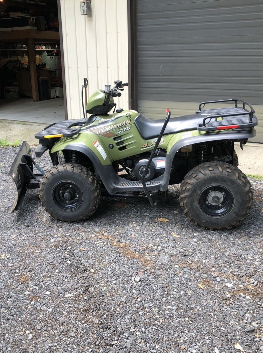 I ATV four wheeler with plow winch and windshield for Sale in Effort ...