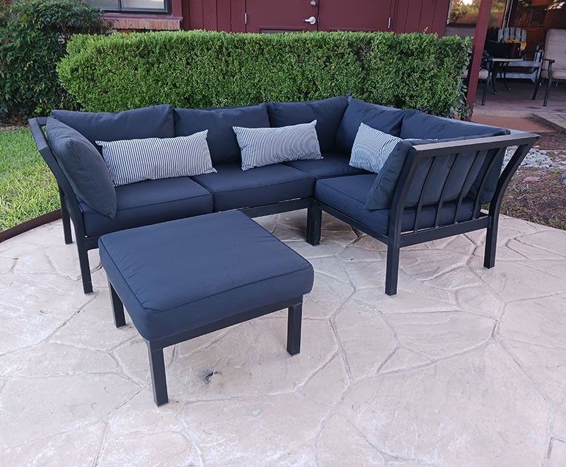 Outdoor 5-Piece Modular Conversation Set Sectional for Sale in Dallas ...