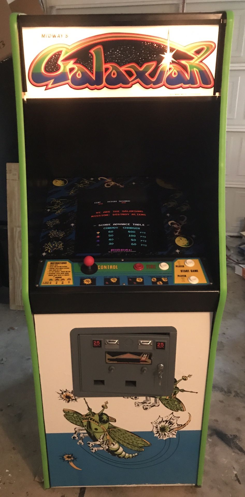 Classic Arcade 1979 Galaxian with Pacman Donkey Kong Galaga more for ...