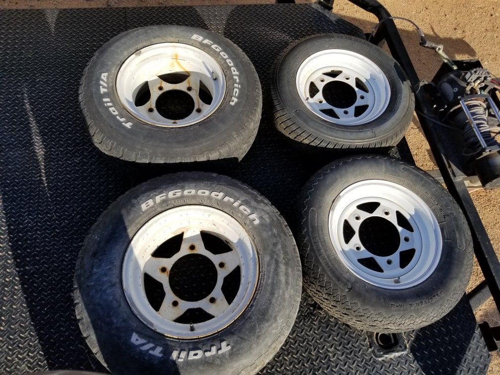 VW bug baja sand rail wide 5 white spoke wheels for Sale in Glendale ...