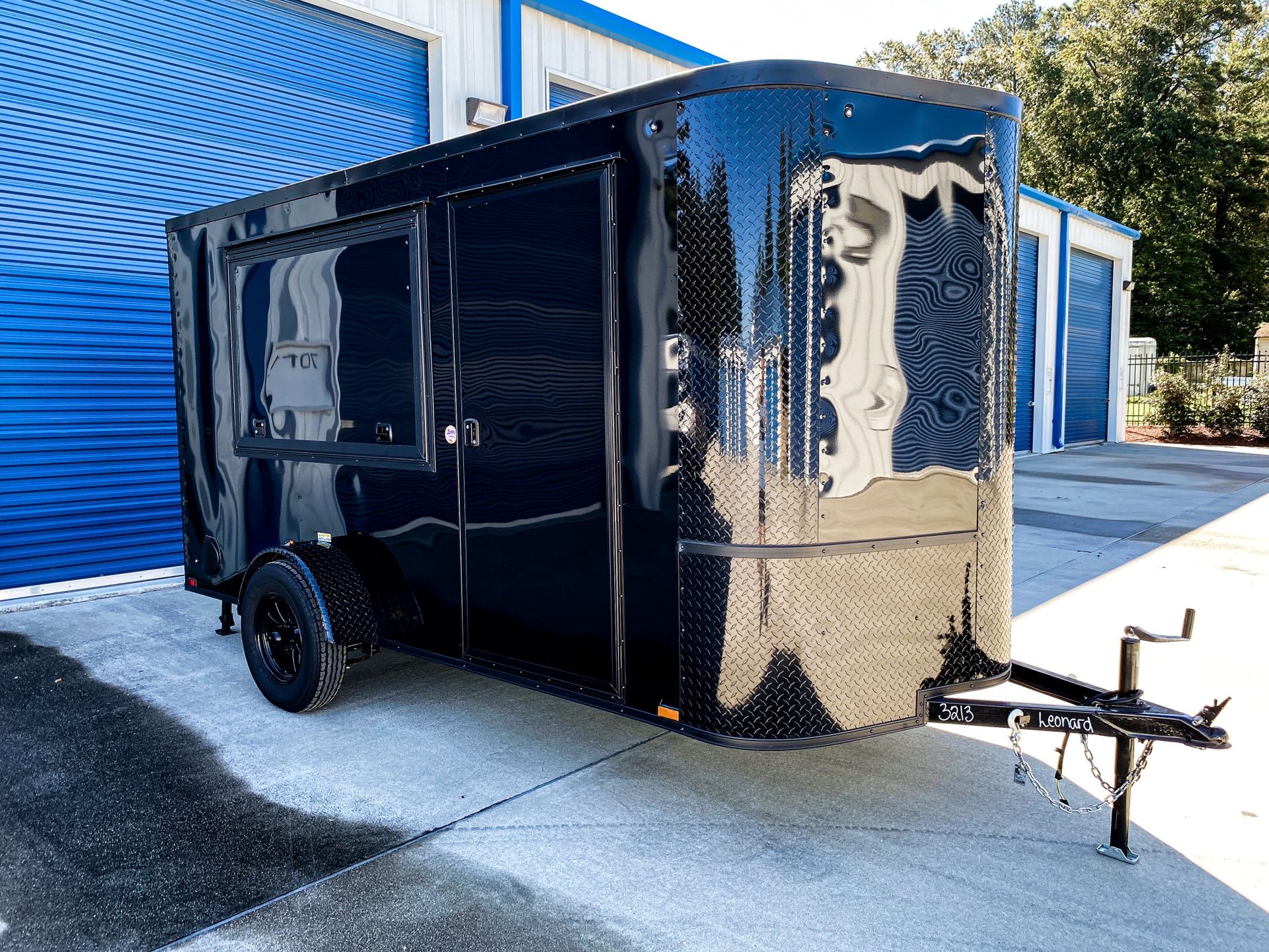 2020 Leonard 6x12’ Cargo Trailer Limited Edition Black Single-Axle Like ...