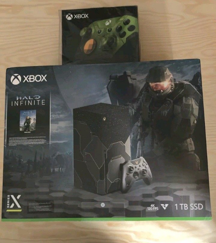 Xbox Series X Halo Infinite Limited Edition Bundle w/ Halo Elite 2 Controller for Sale in Los ...