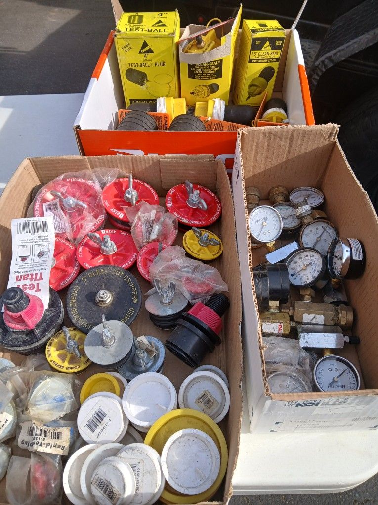 Plumbing Test Plugs, Test Caps, & Water Gauges - S HillPuyallup for ...