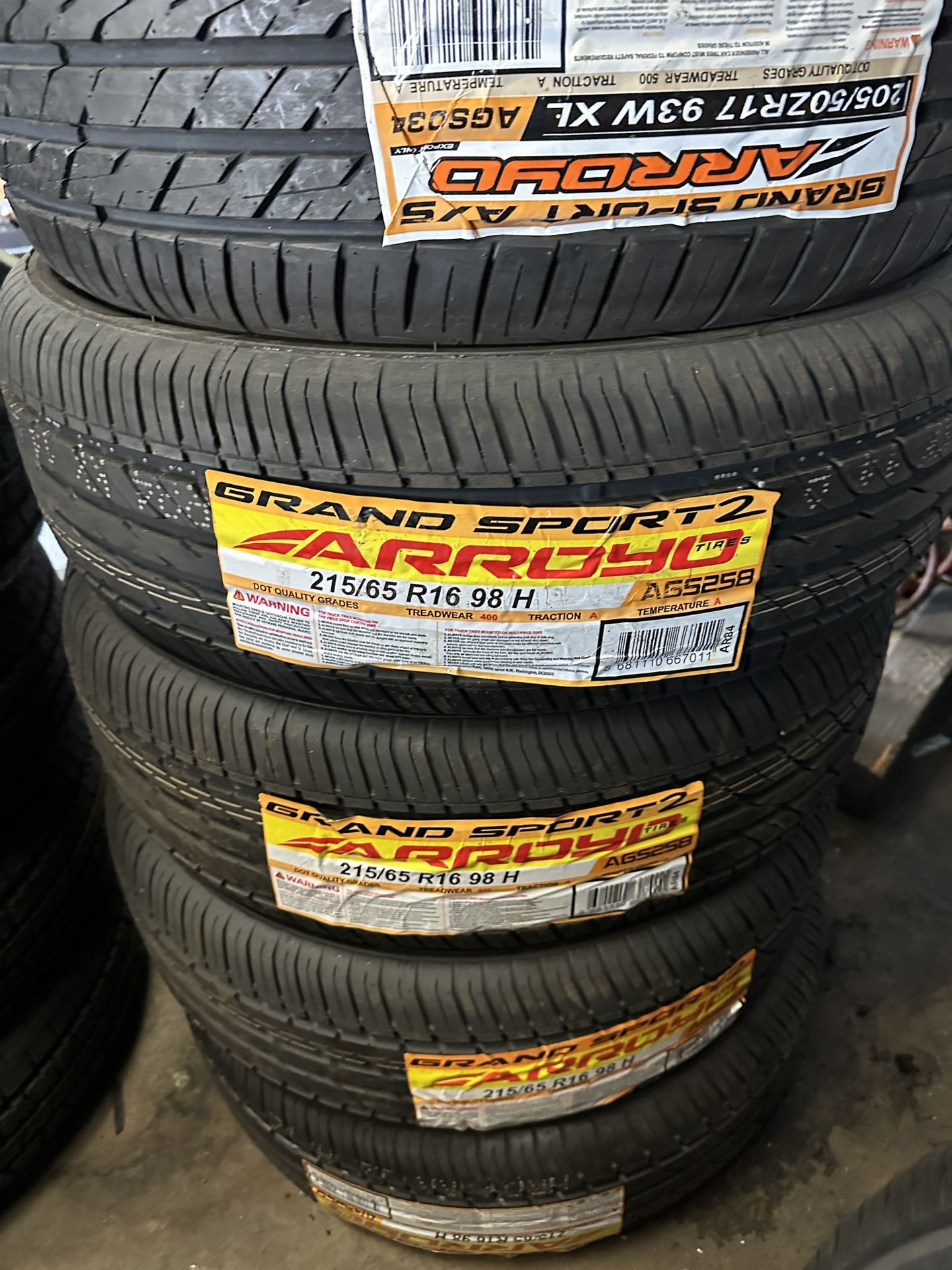 215/65/16 Arroyo Brand New Set Of 4 Mounted And Balanced Montadas Y Balanciadas Gratis for Sale ...