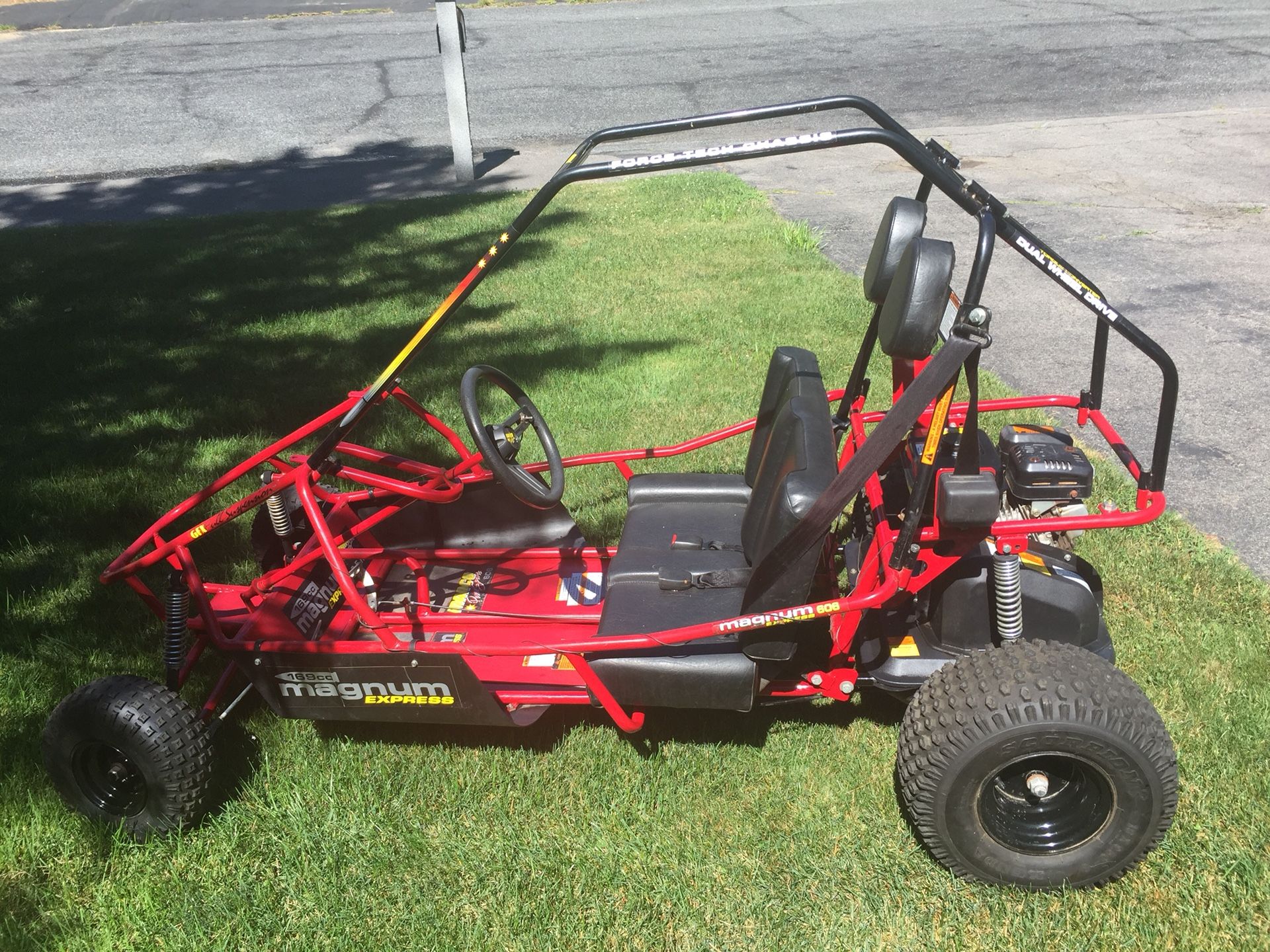 Manco magnum 606 express go kart gokart cart two seater for Sale in ...