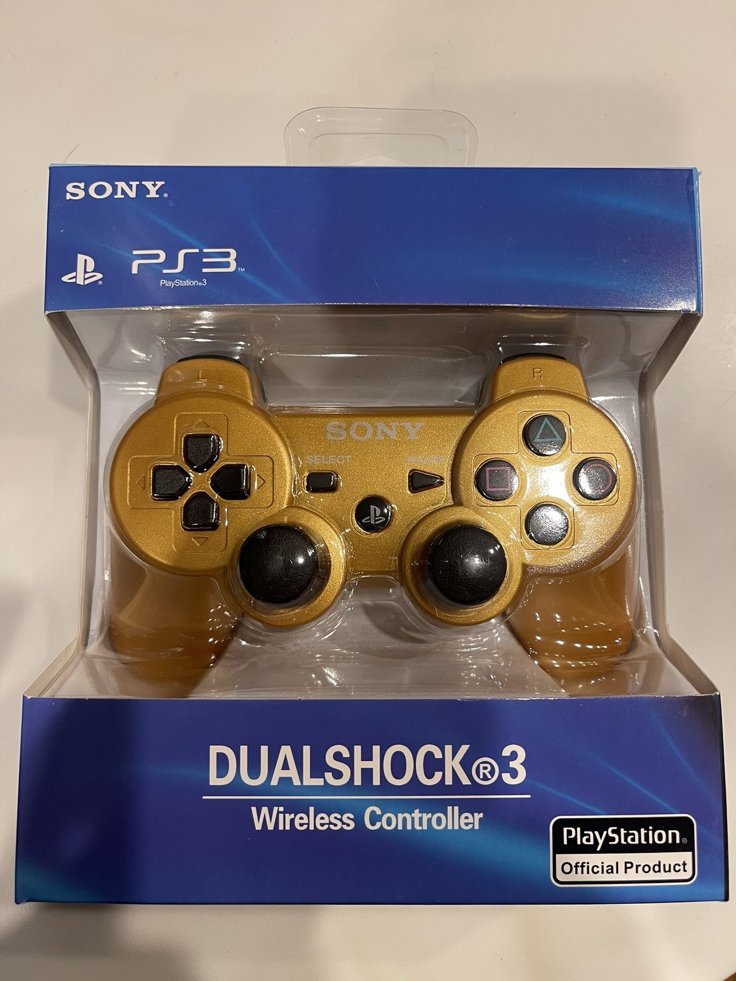 Gold Ps3 Controller