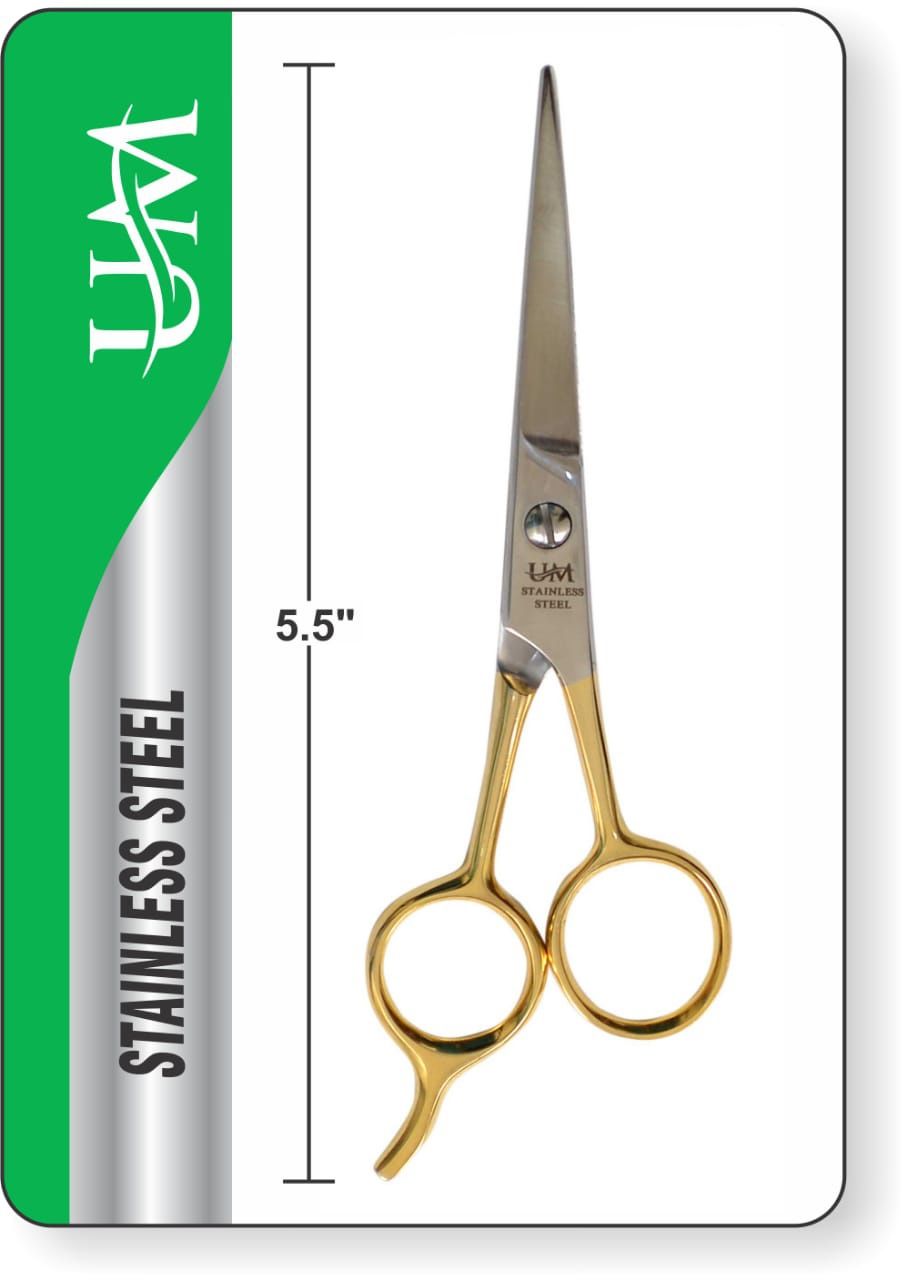 Hair Scissors Professional 5.5" Very Sharp Grooming Scissors. Razor ...