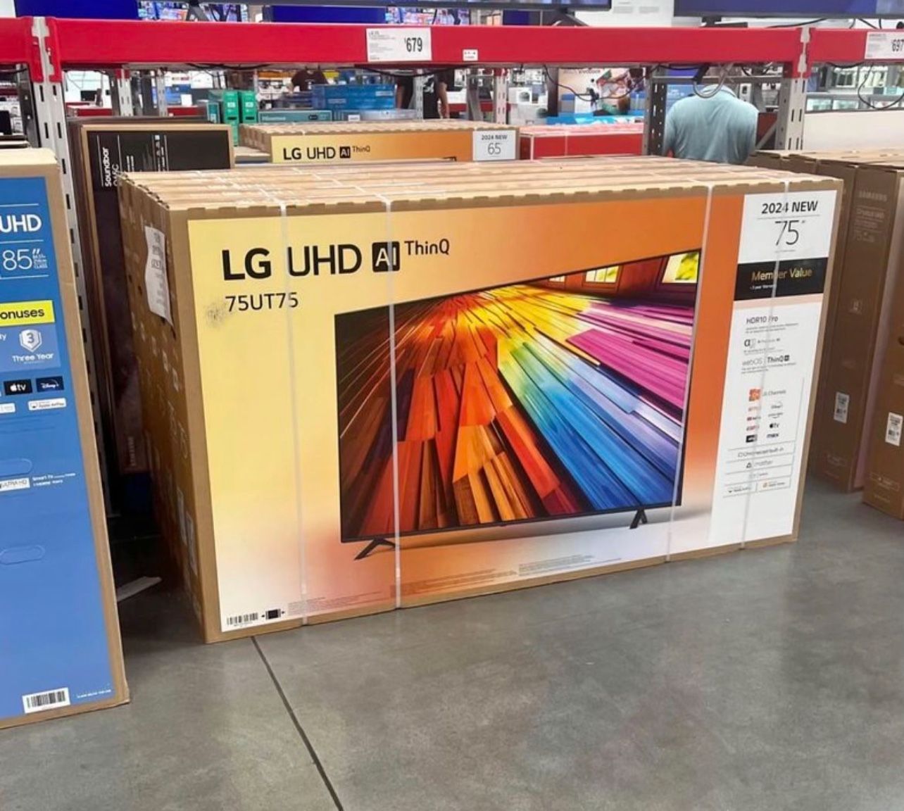 LG 75” UT8000 4K HDR Smart Tv for Sale in Fontana, CA - OfferUp