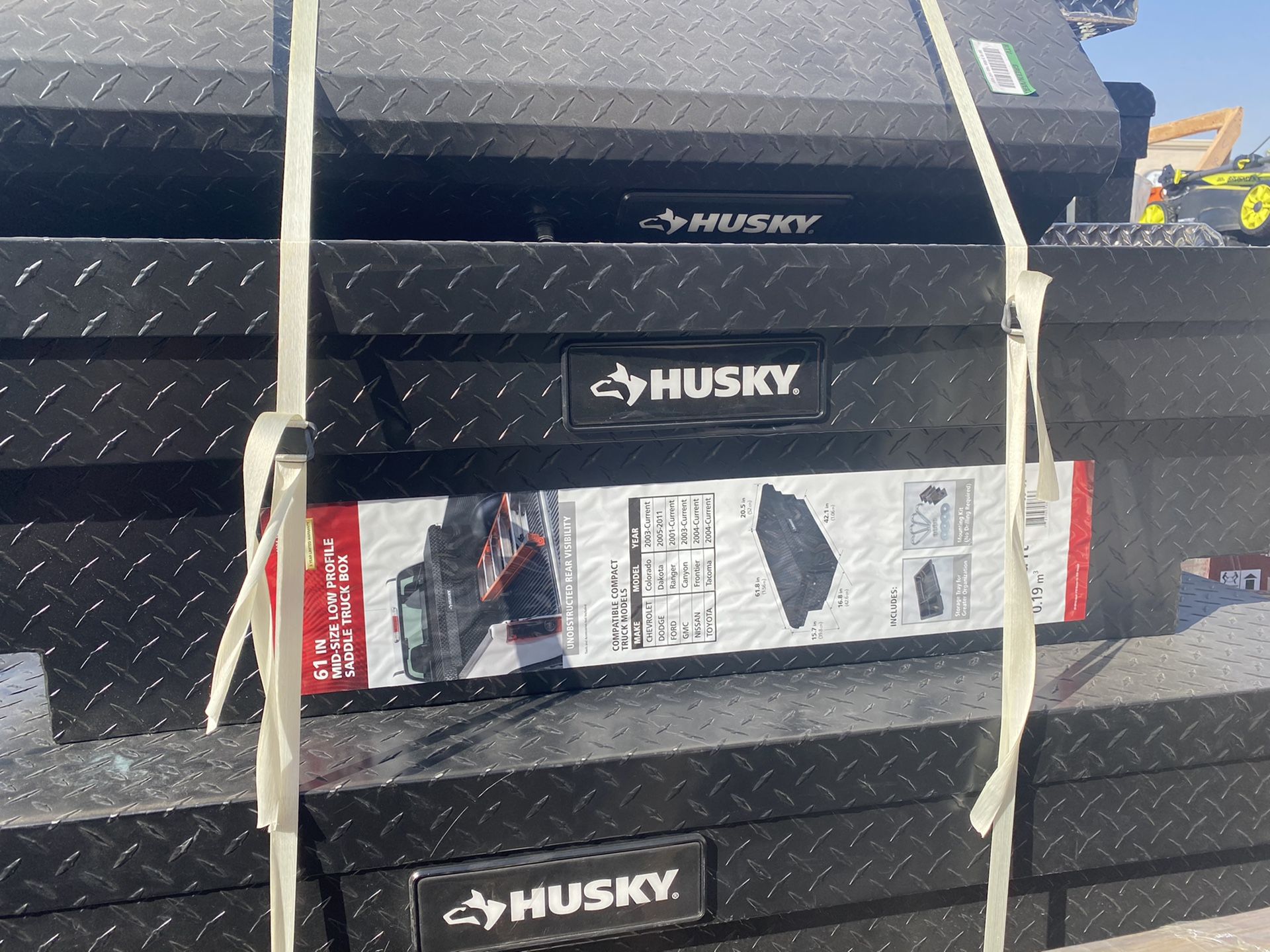 Husky Matte Black Aluminum Low Side Truck Box And Full Size Crossbed ...