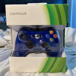 Xbox 360 Controller Chrome Blue