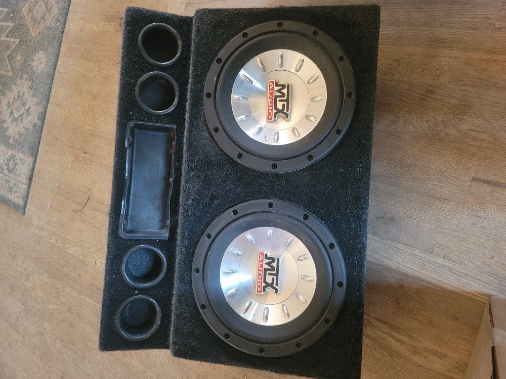 Subwoofer Box Plus Two 10" MTX Audio Subs for Sale in Thornton, CO ...
