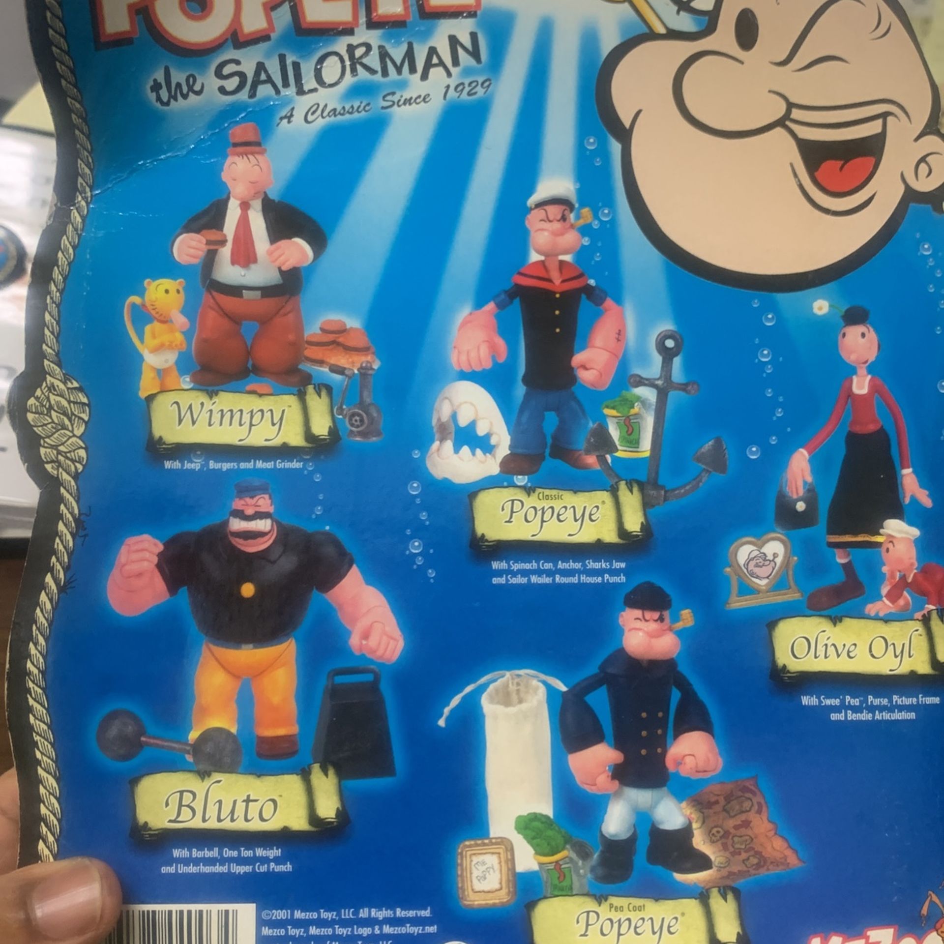 Mezco - Popeye The Sailorman Action Figures (Classic Popeye & Olive Oyl ...