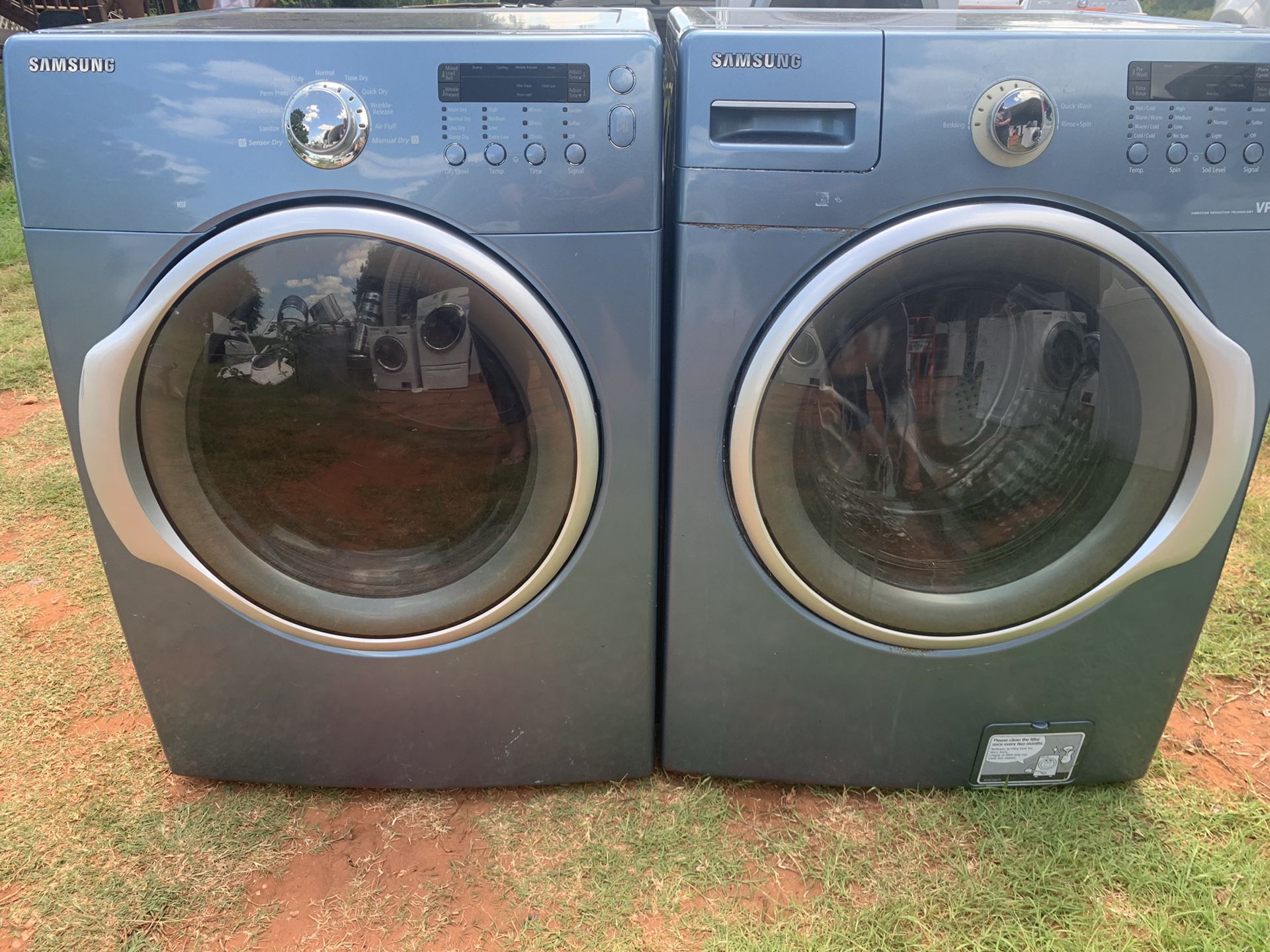 Samsung “Blue” washer dryer for Sale in Edmond, OK - OfferUp