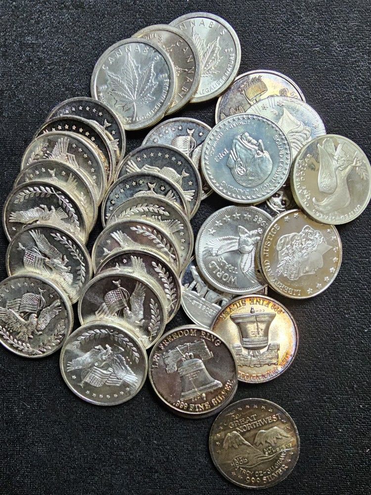 More silver rounds for sale for Sale in Arcadia, CA - OfferUp