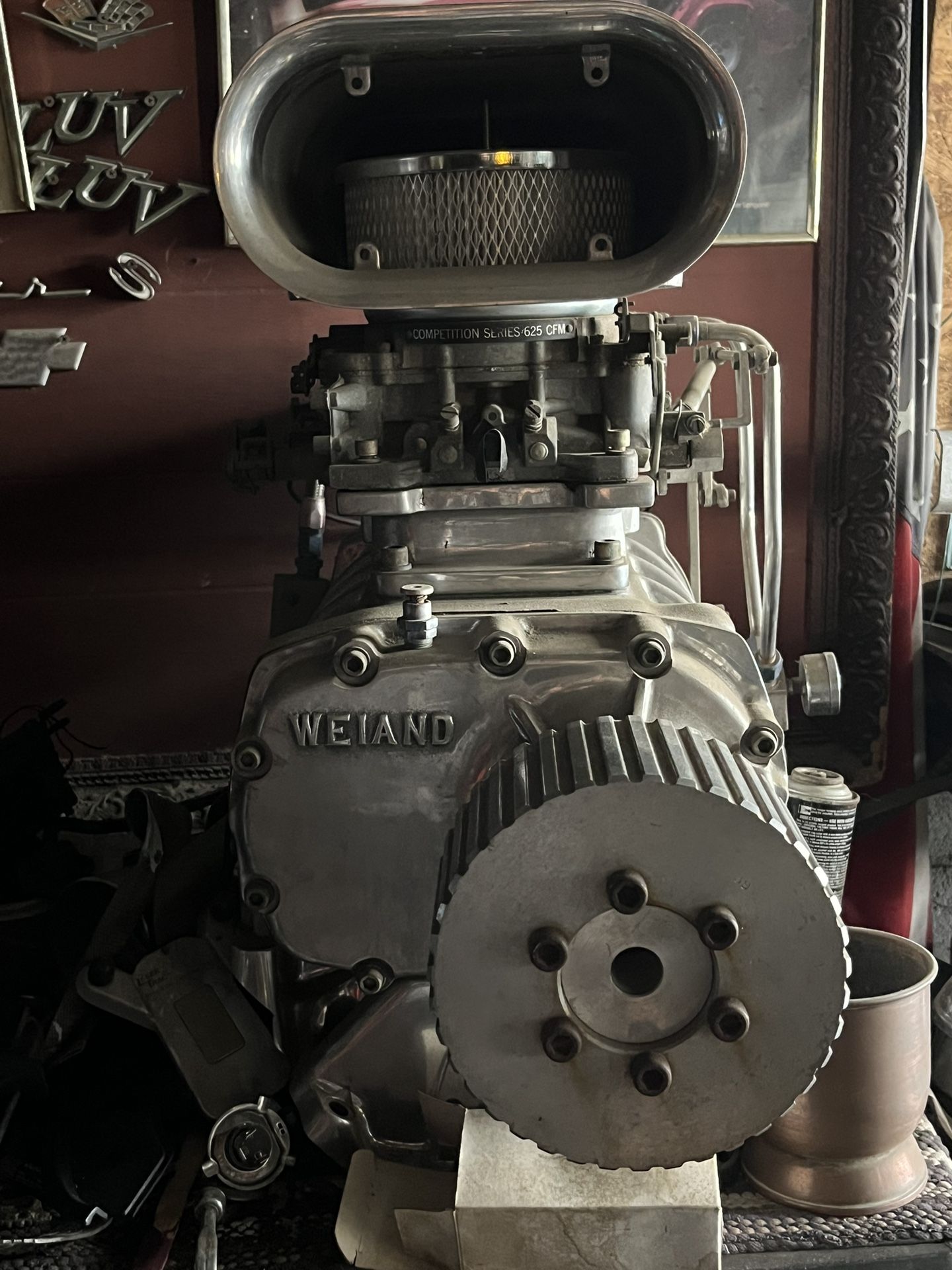Weiand 671 blower. Carter afb 625 cfm competition carbs. Big block ...