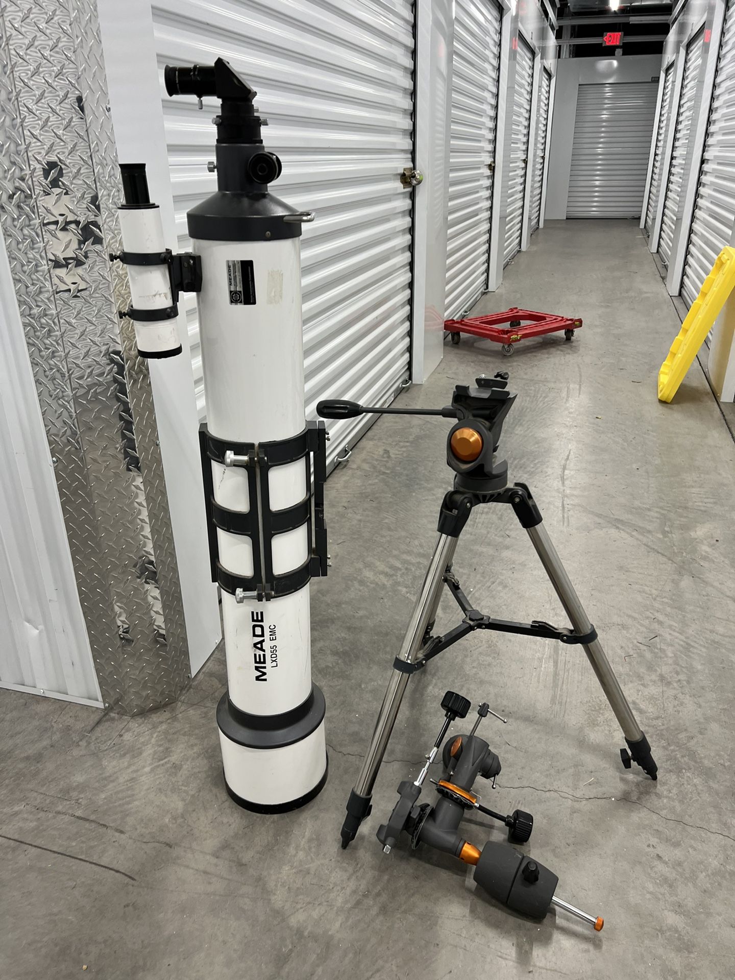 MEADE LXD55 Telescope W/ Tripod And CG3 Counterweighted Equatorial ...