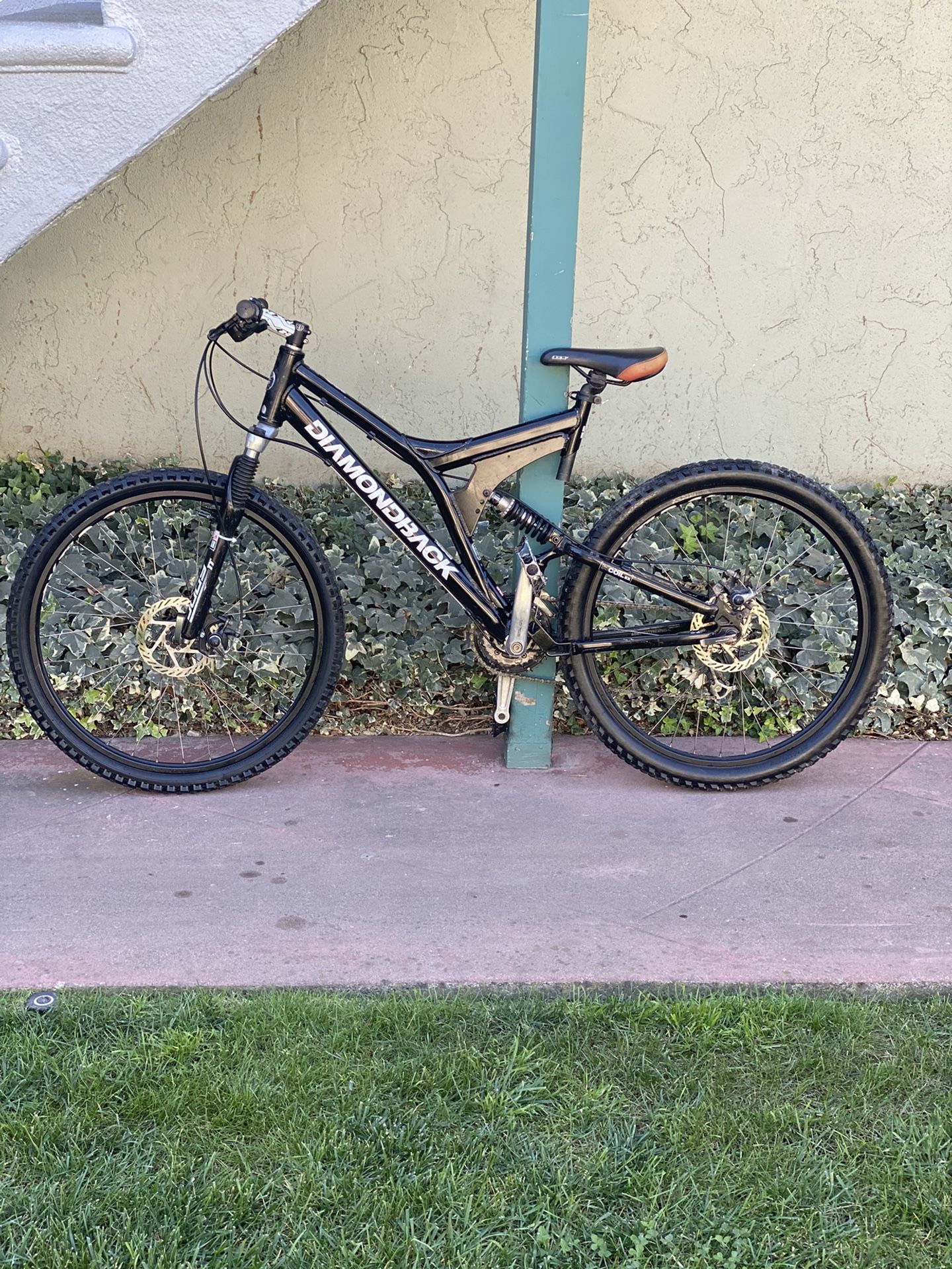 Diamondback coil ex full suspension mountain bike large frame 24 speeds ...