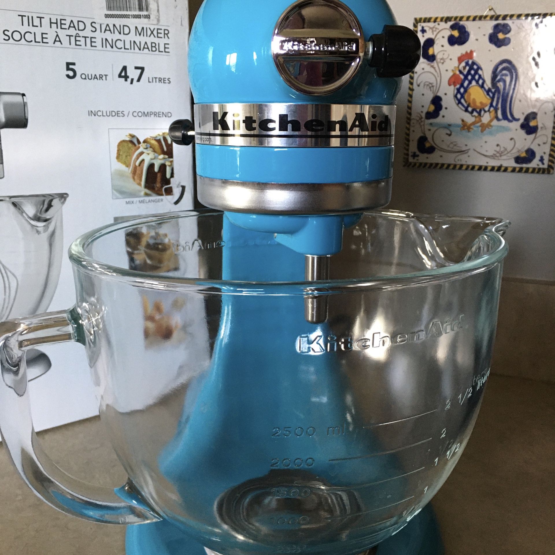 KitchenAid Artisan (5 quart) Design I Series Mixer in "Crystal Blue ...